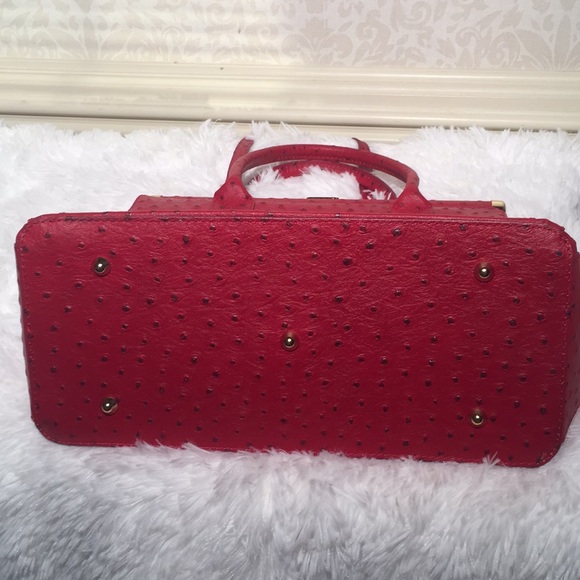 Muska | Bags | New Muska Ostrich Design Handbagshoulder Bag | Poshmark